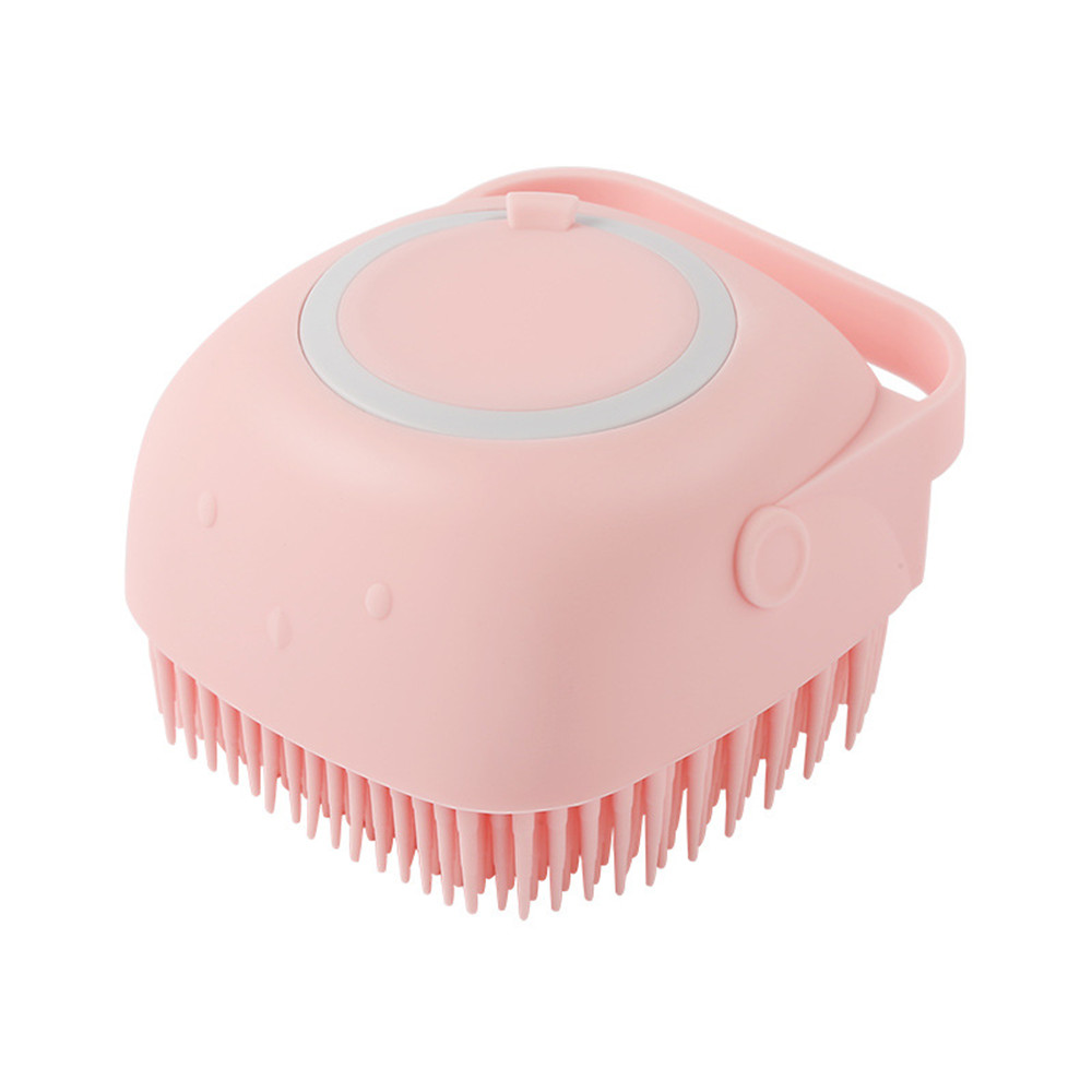 Silicone Scrubber For Shower With Soap Dispenser